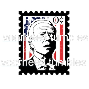 Joe Biden Zero Cent Stamp - Etsy