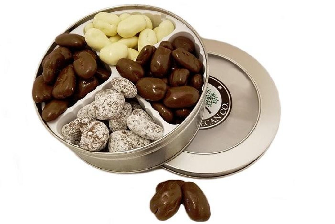 Four Chocolate Pecan - Gift Tin - Etsy