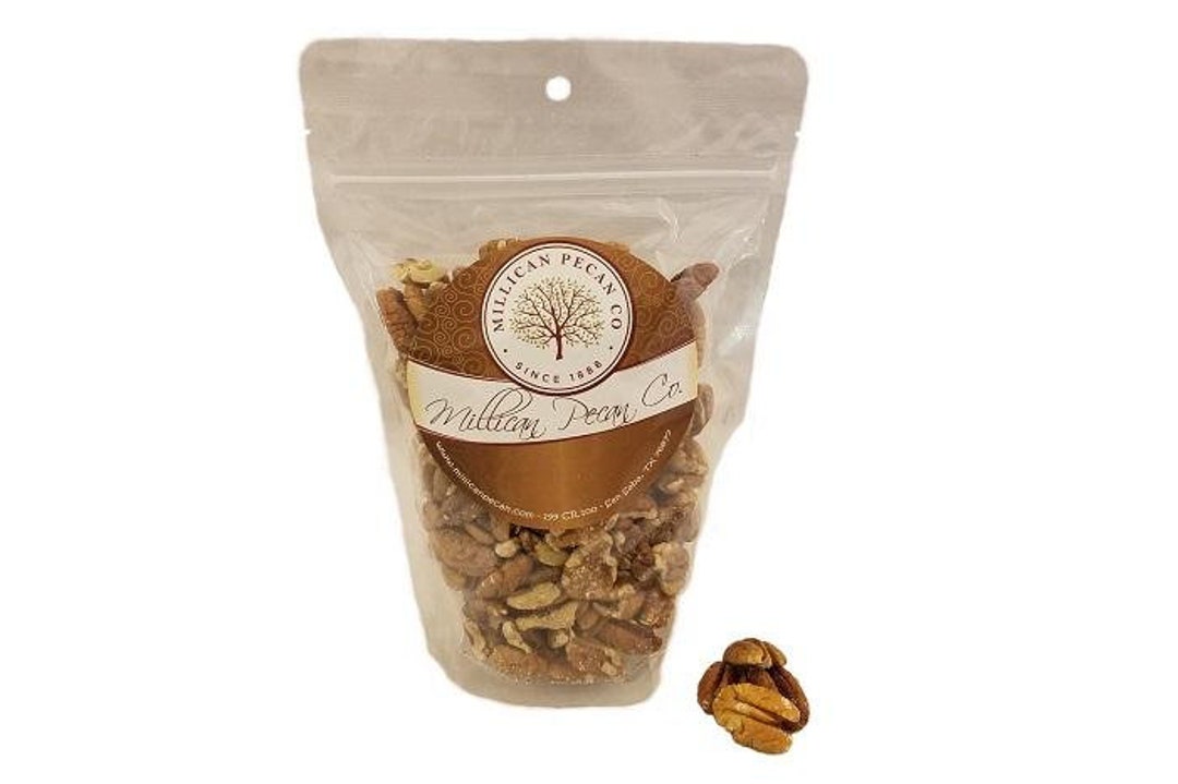 Salted & Roasted Pecans - Bag - Etsy