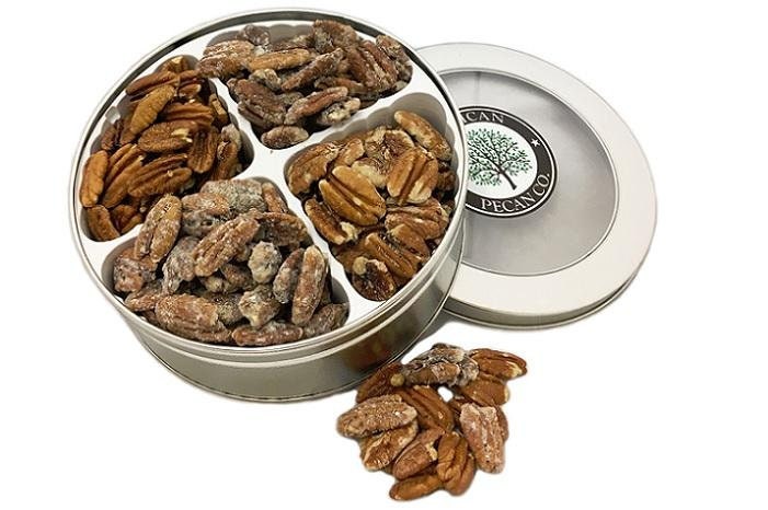 Four Flavors Pecans - Gift Tin - Etsy