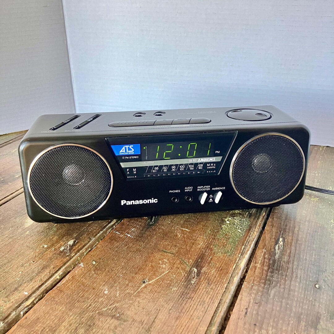 PANASONIC Vintage Digital Radio Alarm Clock Audiotime Series 90s - Etsy