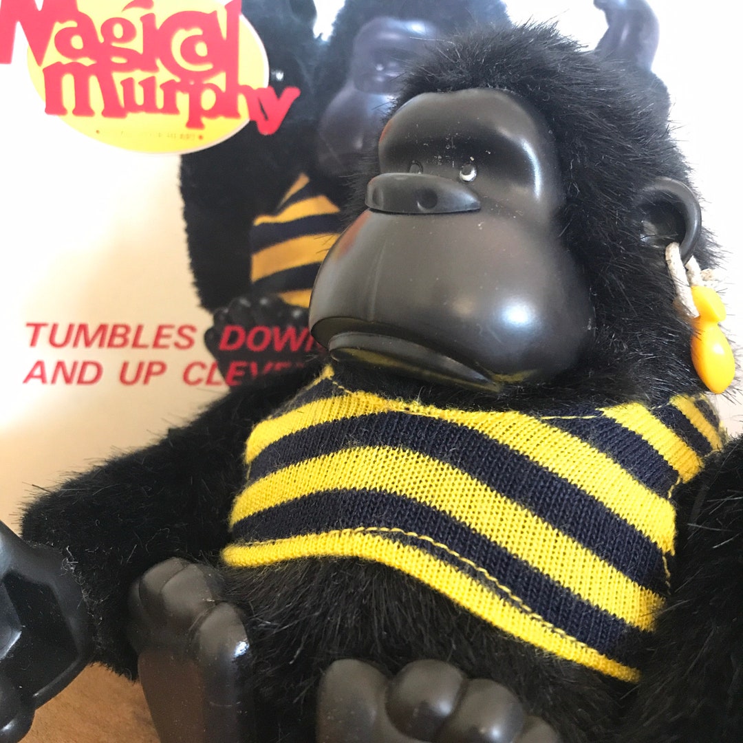 VINTAGE 90s MAGICAL MURPHY Rare Tumbling Gorilla Battery Operated Toy ...