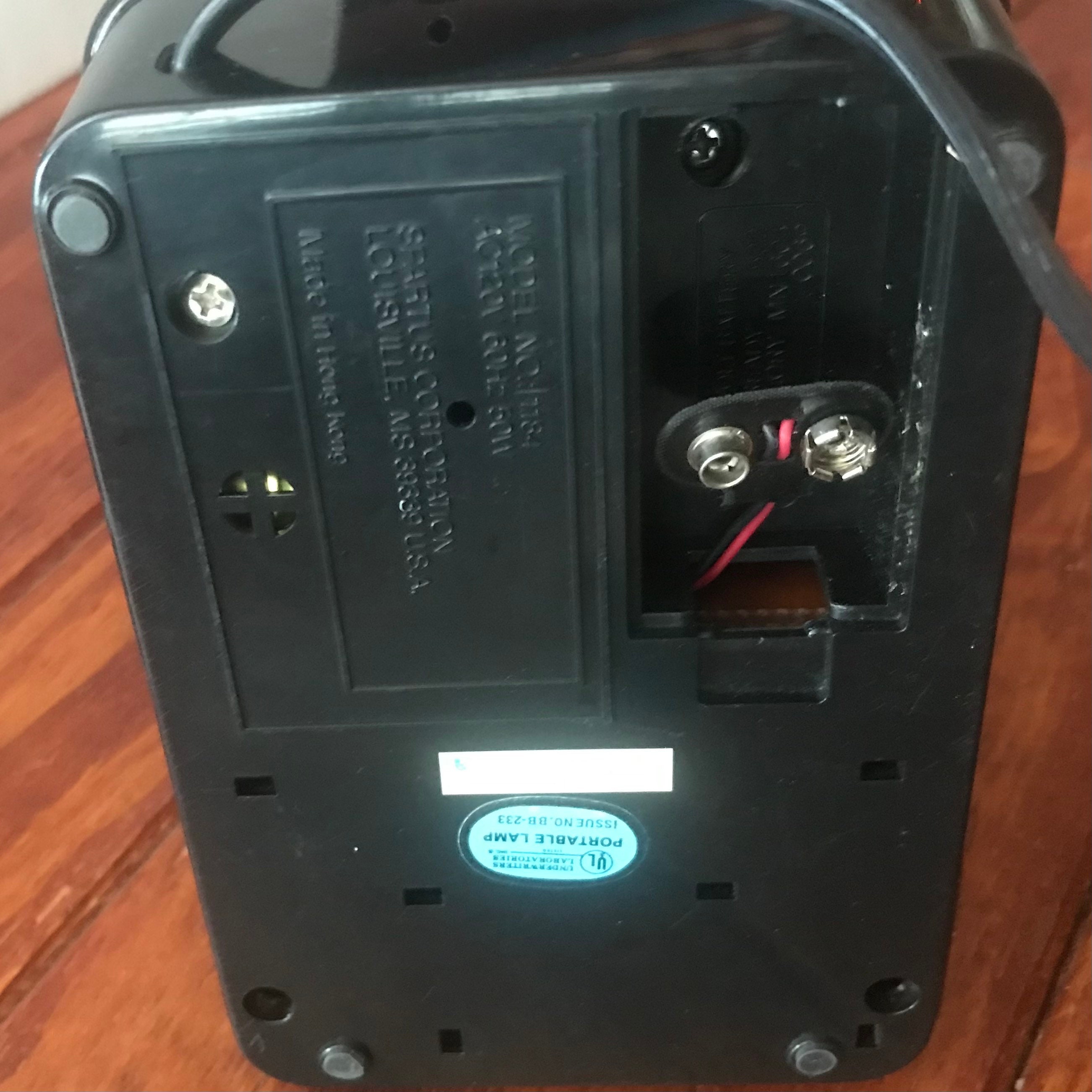 Spartus Desk Lamp With Digital ALARM CLOCK and Back up Battery - Etsy