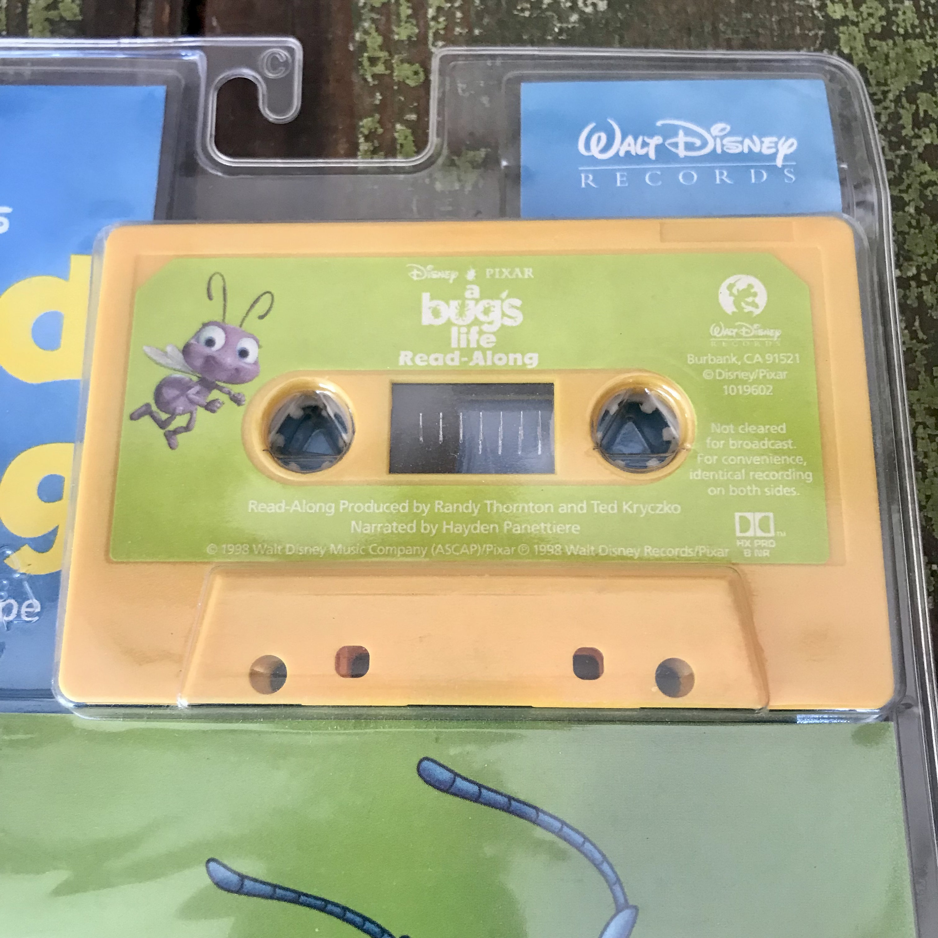 Disneys A BUGS Life READ Along Book and Cassette Tape Nib - Etsy