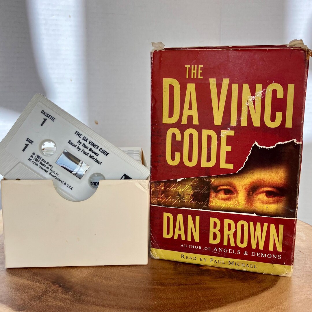 The Davinci CODE by Dan Brown 2003 Audiobook Cassette - Etsy