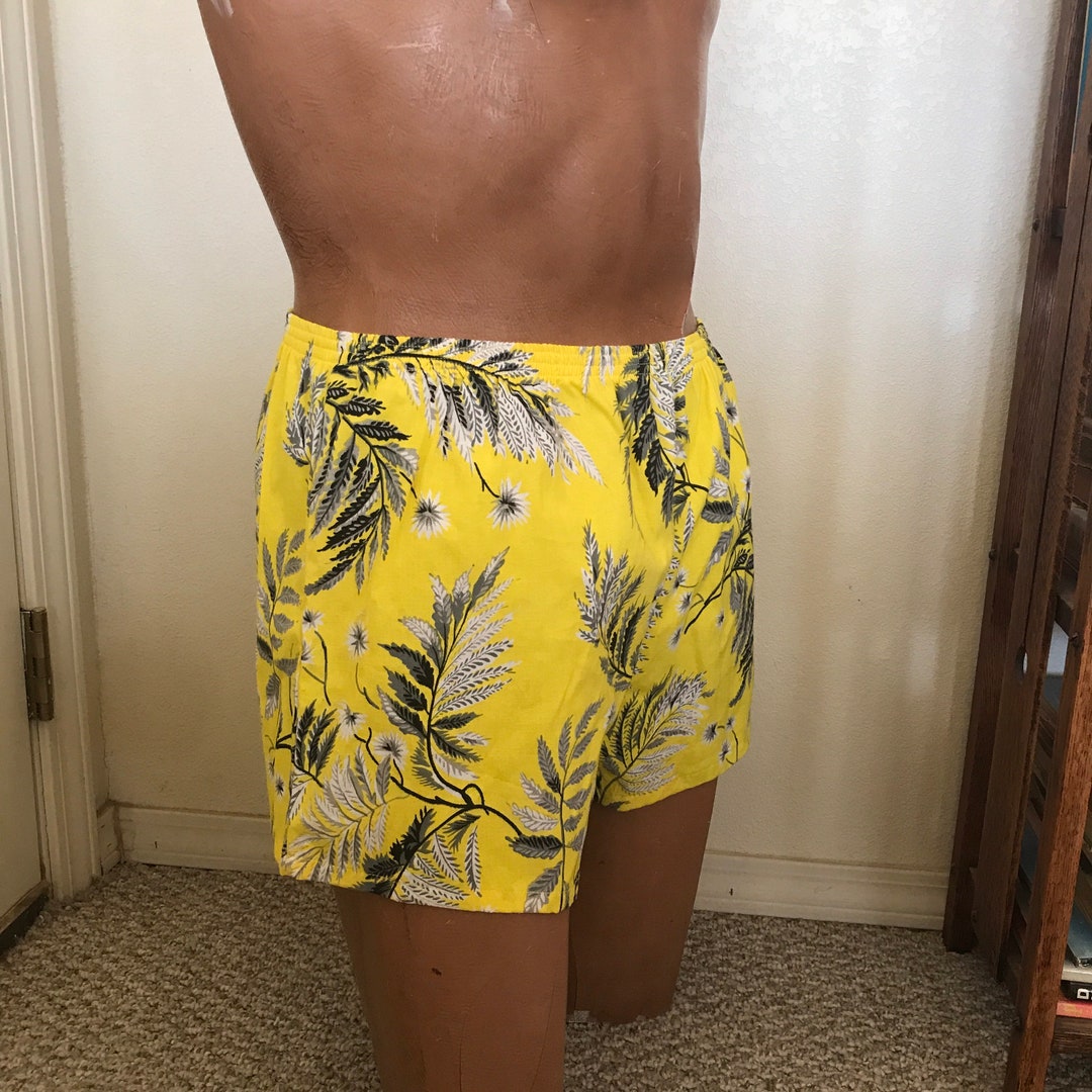 Awesome Vintage 90s Mens SWIM TRUNKS Amilano Brand Size Large Lined ...