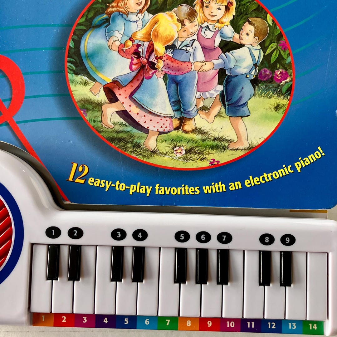 PLAY Me a SONG Electronic Keyboard With Color Coded Sheet Music 1998 ...