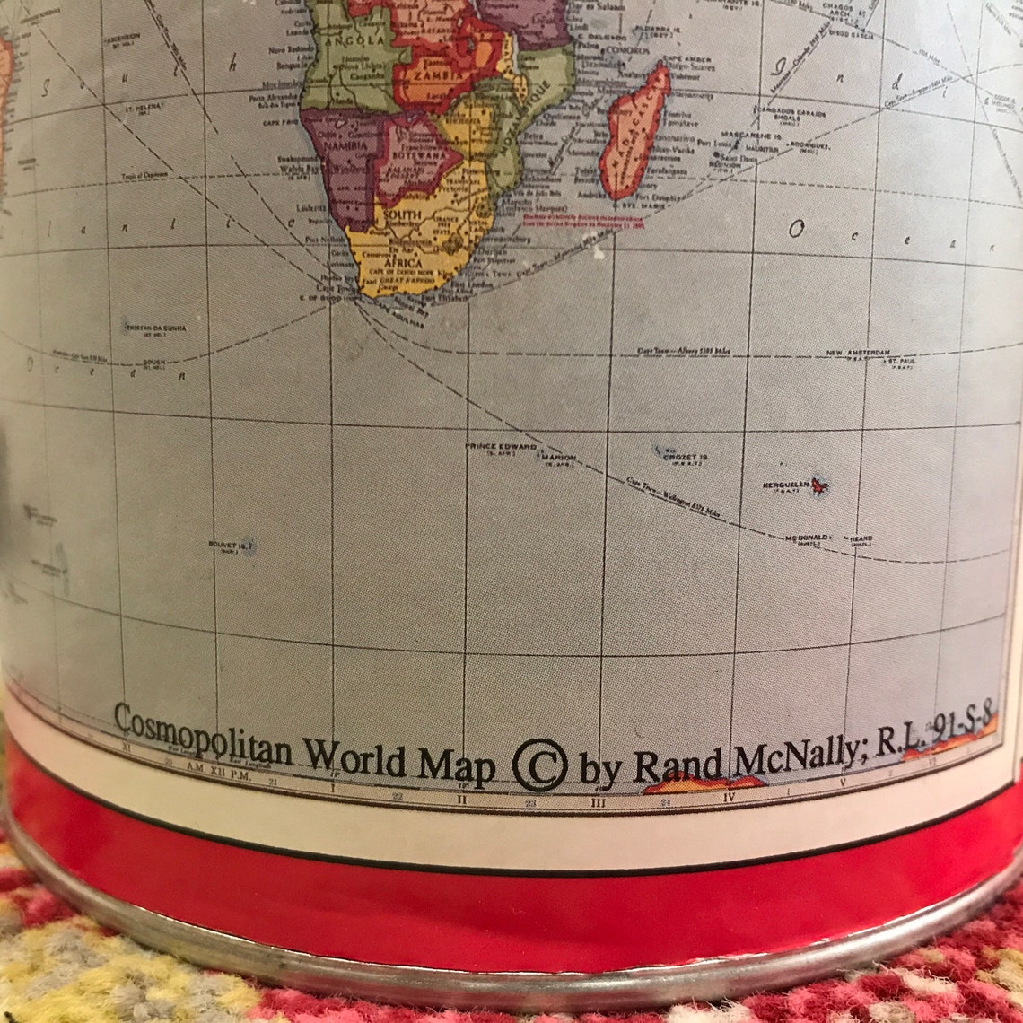 Vintage WORLD MAP jigsaw puzzle | Etsy