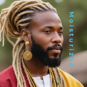 Lion Locs Firm Hold Hair Locking Organic Retwist & Moisturizer Gel for ...