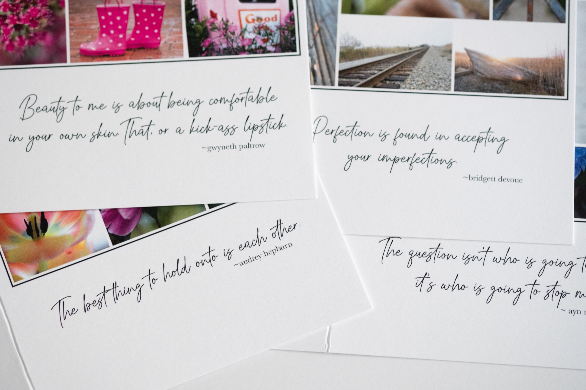 Pastel Color Collage Greeting Cards by Jbp - Etsy