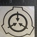 SCP Logo Blue Die Cut Sticker - Etsy