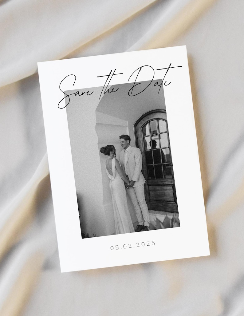 Save the Date Editable Canva Template - Wedding / Save the Dates ...