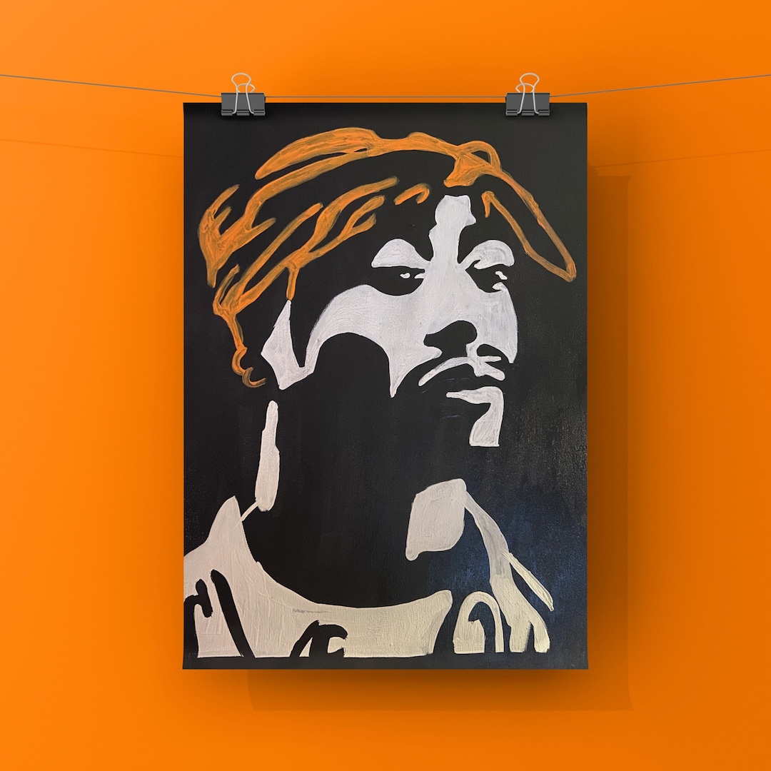 Tupac Wall Art - Etsy