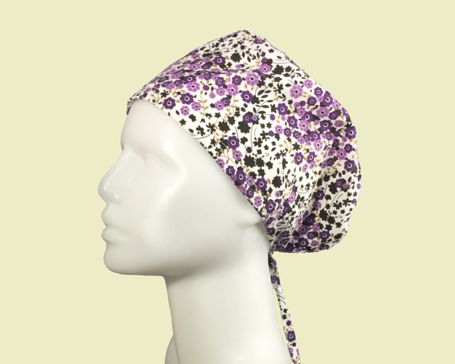 Floral Surgical Scrub Cap SET OF 3 Nurse Scrub Hat Women - Etsy