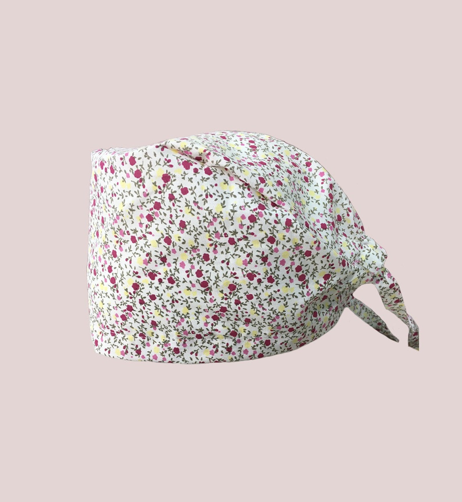 Red Floral Scrub Cap Scrub Hats for Women Floral Nurse Hat - Etsy