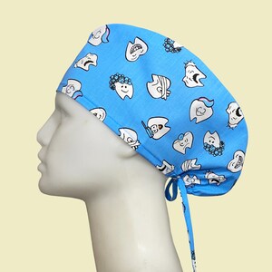 3 Pcs Dentist Scrub Hats | Dental Hygienist Cap, Dental Assistant Cap ...