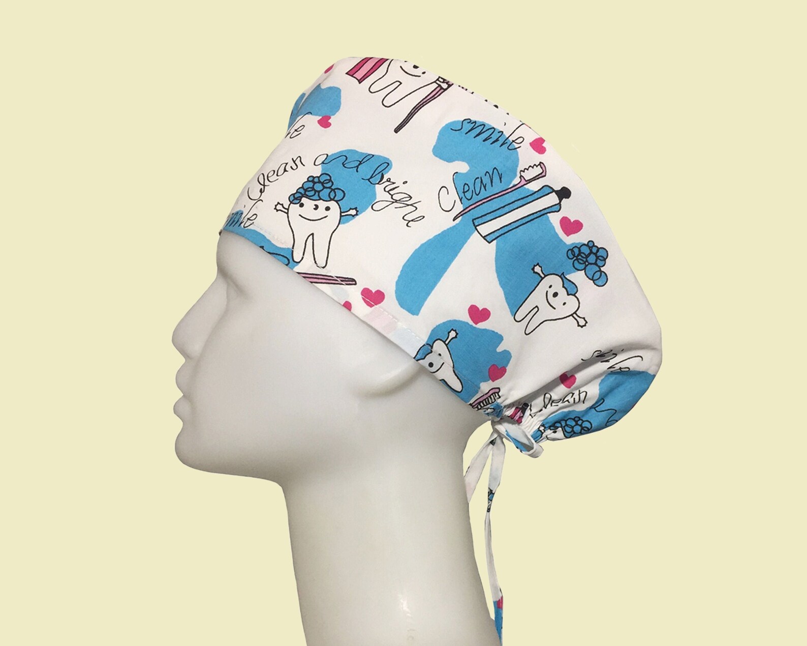 White Dentist Scrub Hats Dental Hygienist Cap Dental Cap - Etsy