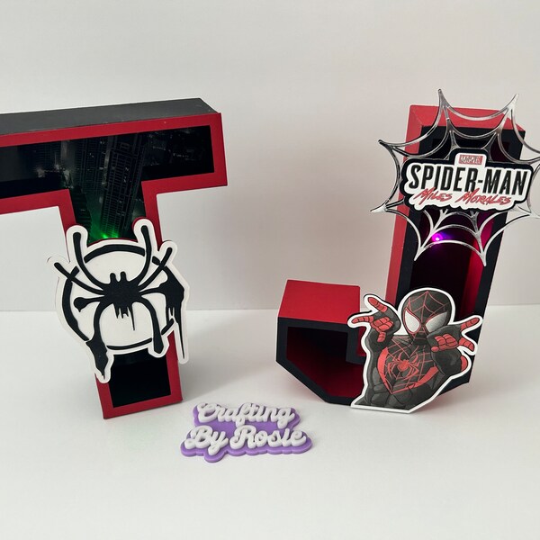 Miles Morales Letters - Etsy