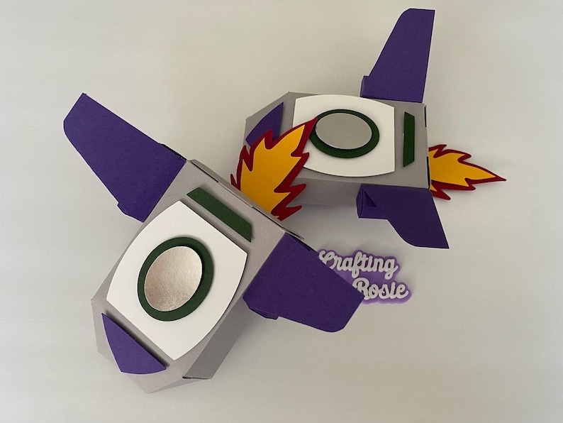 Rocket Favor Boxes Outer Space Favor Box Space Party Decor | Etsy