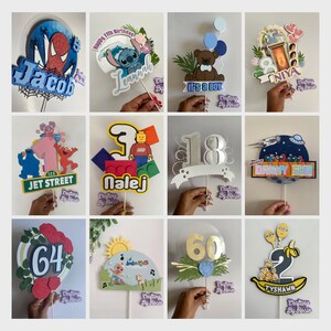 Custom Cake Topper Custom Theme Custom Order Request - Etsy