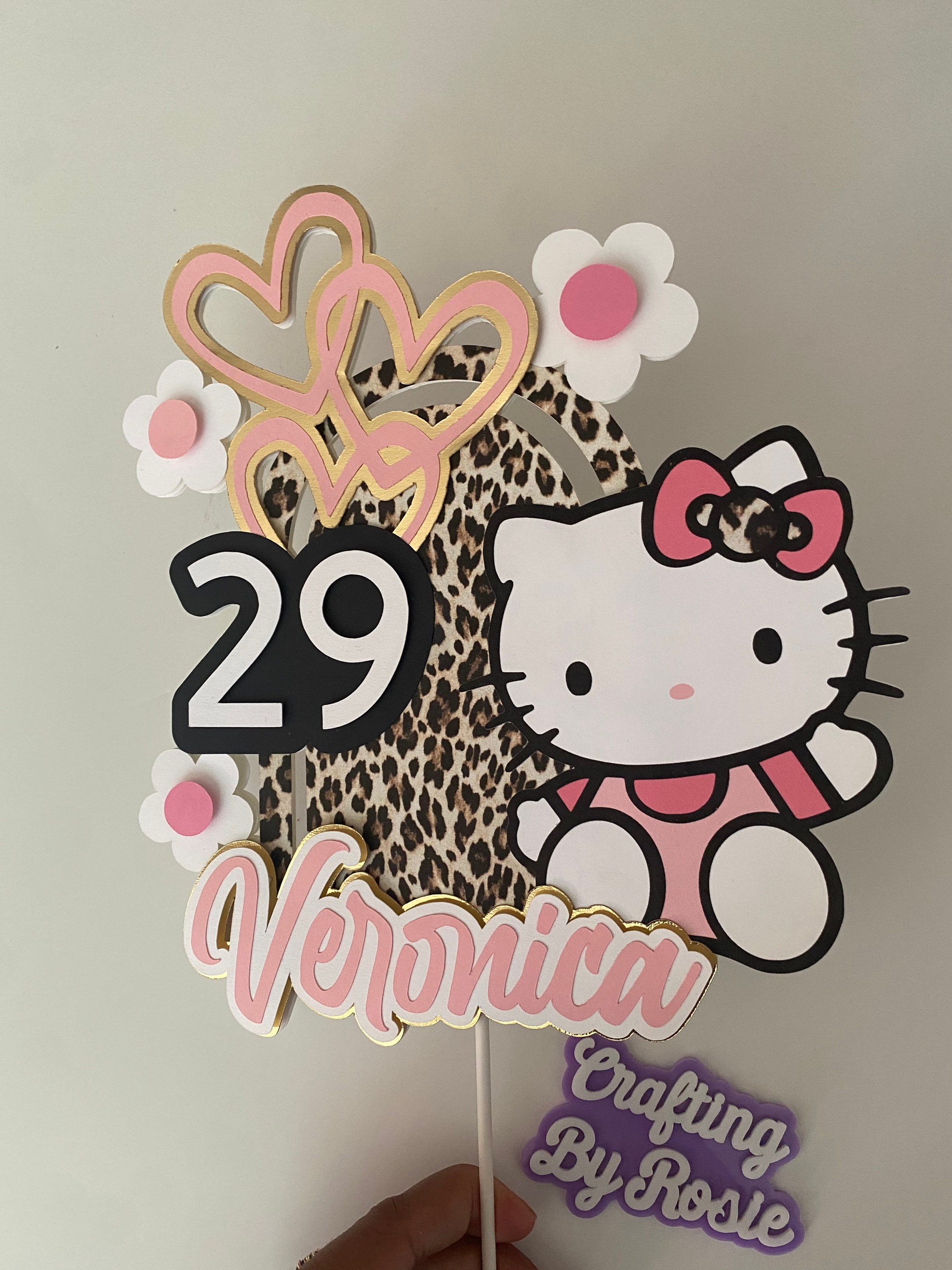 Hello Kitty Cheetah Cakes