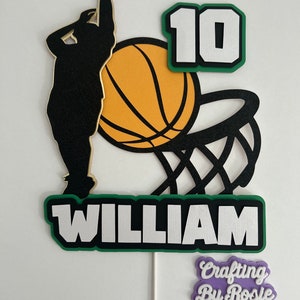Basketball Cake Topper | NBA Birthday | March Madness | Slam Dunk ...