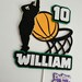 Basketball Cake Topper NBA Birthday March Madness Slam Dunk Sports Cake ...