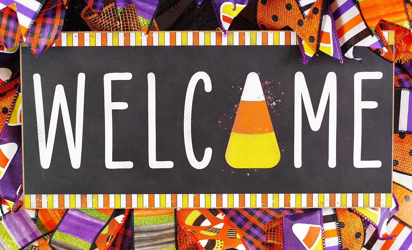 Welcome Halloween. Door Decor Home Decor Porch Decor Boo | Etsy