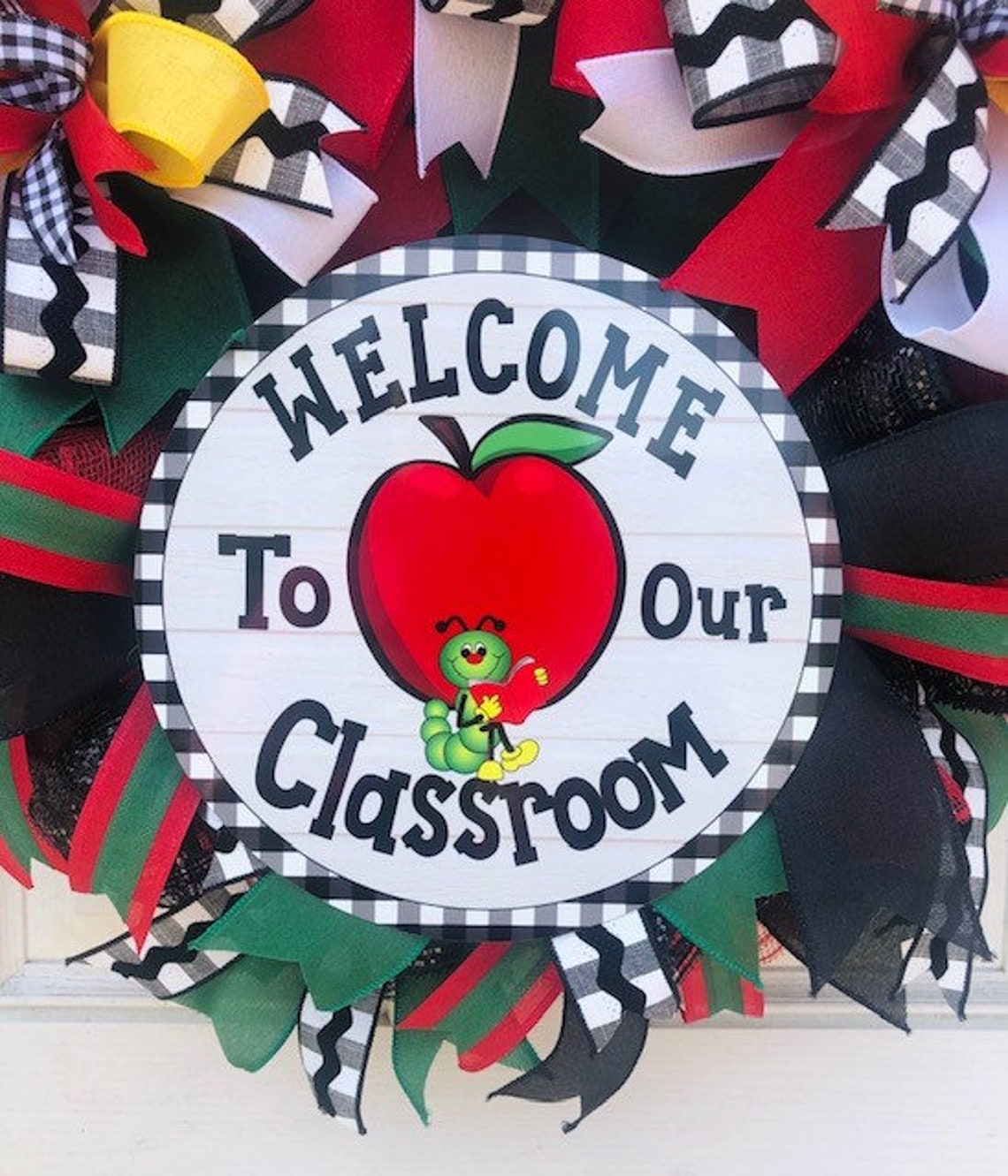 Classroom Wreath Back to School Teacher Wreath School - Etsy