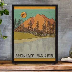 Mount Baker / Art Print - Etsy