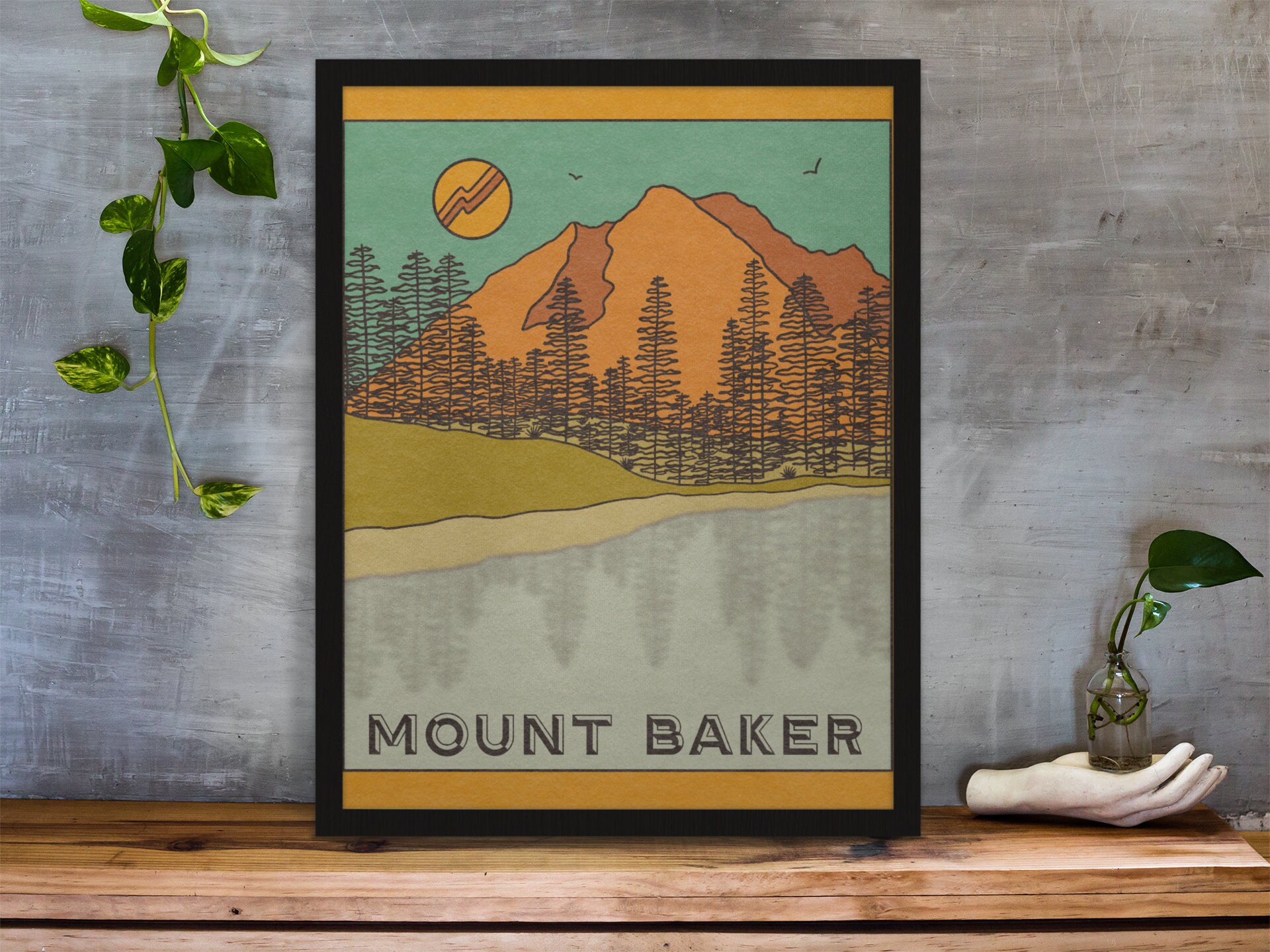 Mount Baker / Art Print - Etsy