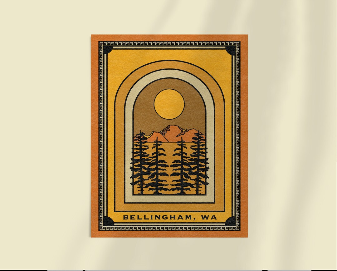 Bellingham, WA / Art Print - Etsy