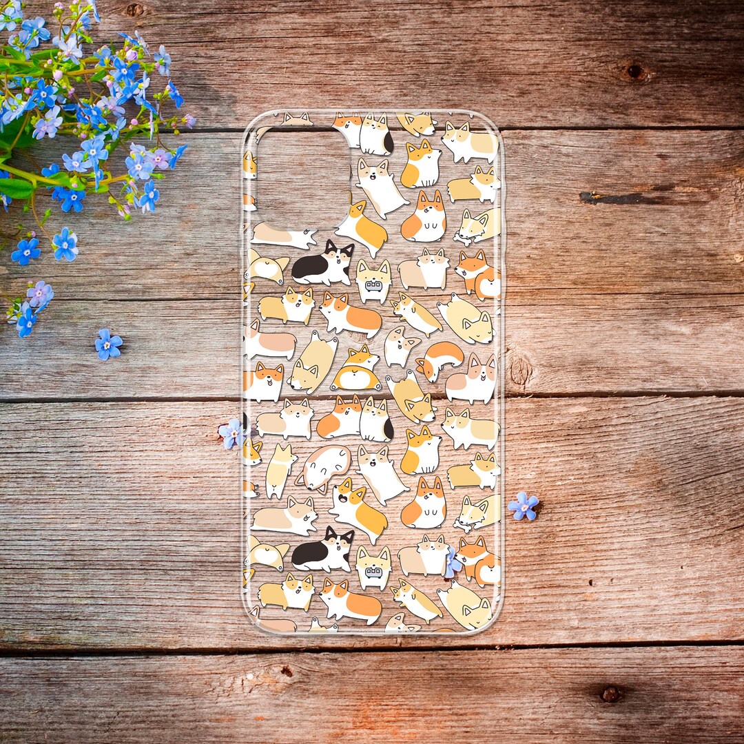 Funny Corgi iPhone 14 Case Animals Art iPhone 12 Cover Pattern Corgi ...