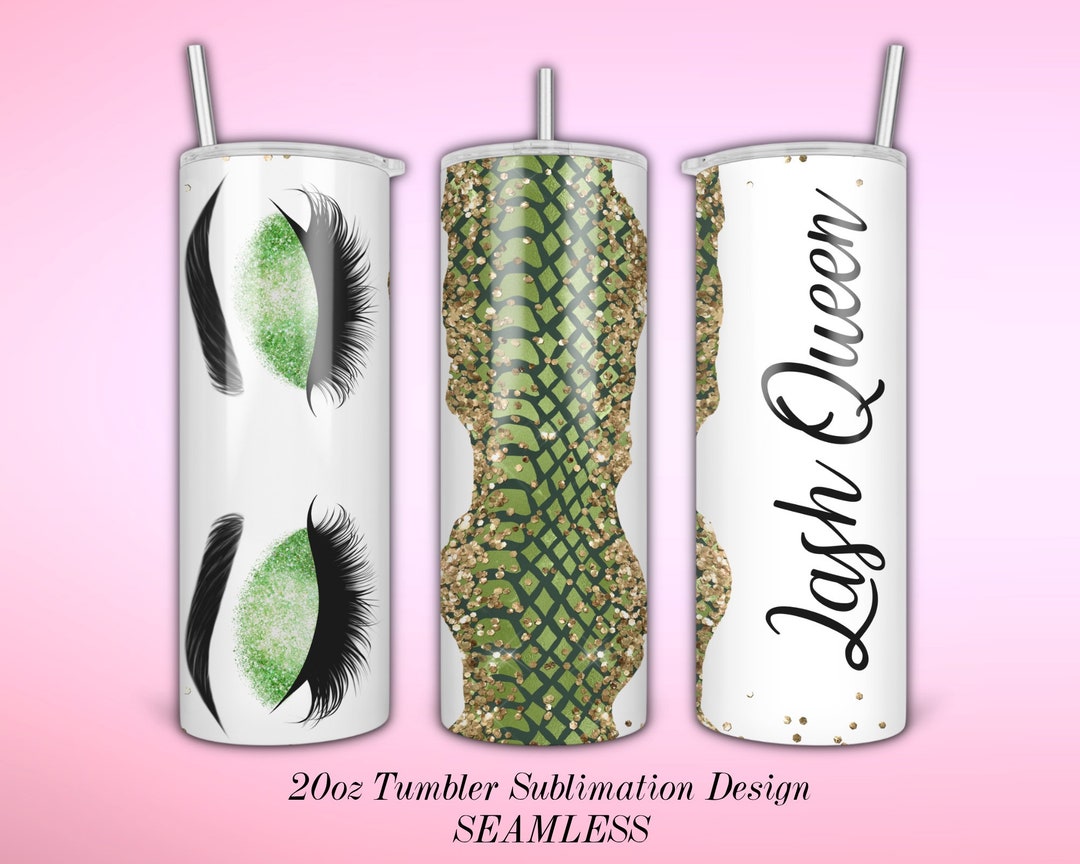 Eyelash Tumbler Sublimation Downloads, Lash Tech Tumbler Designs, Lash ...