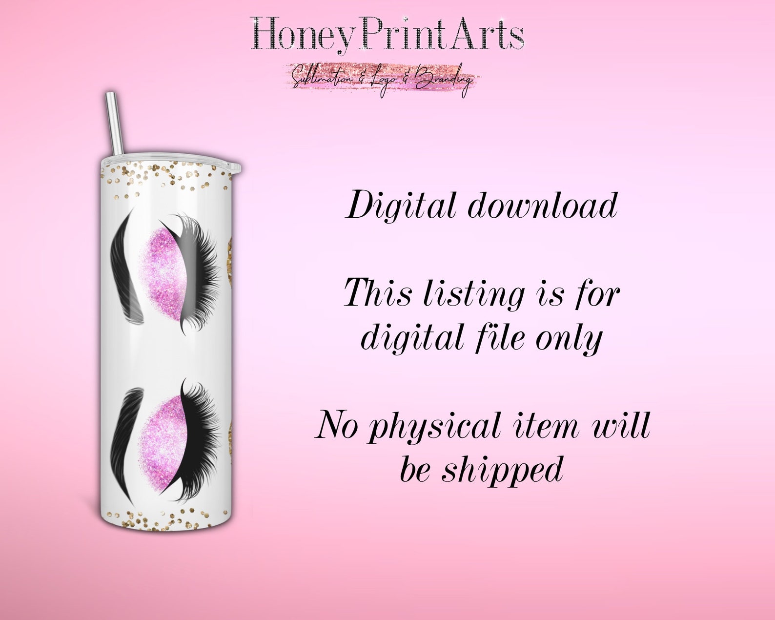 Lash Tumbler Sublimation Designs Downloads | Etsy