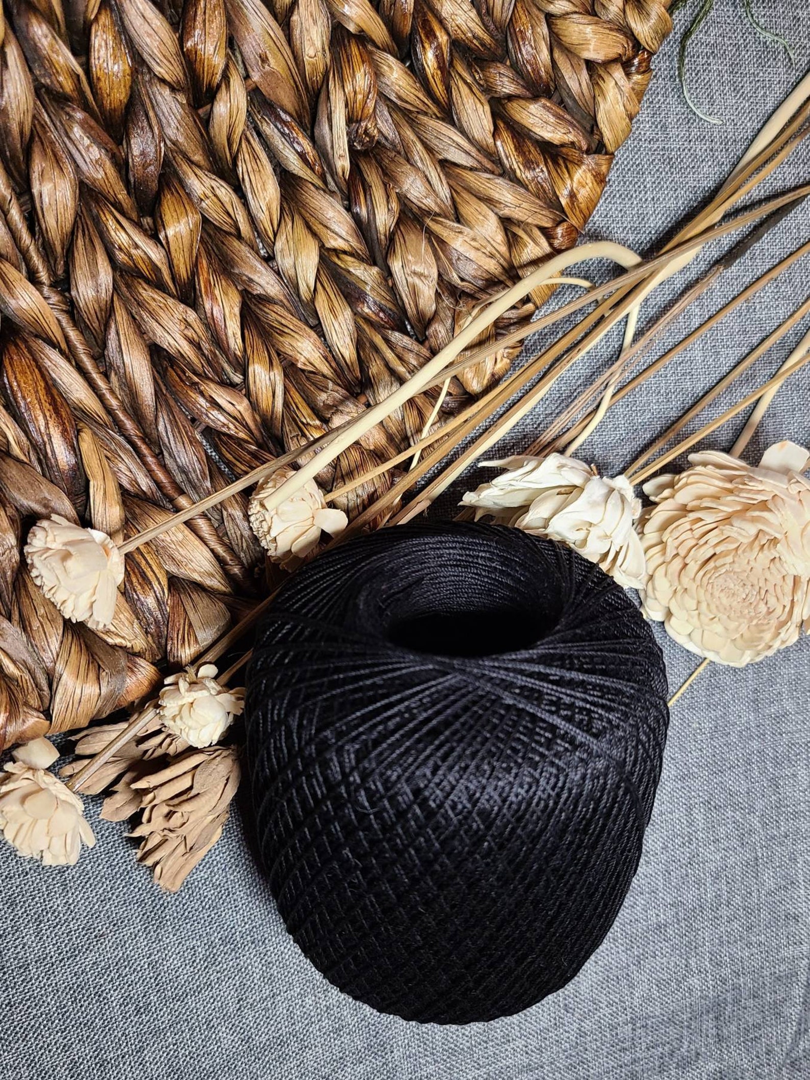 Black Warping Thread Warp String Warp Cord Black Cord - Etsy