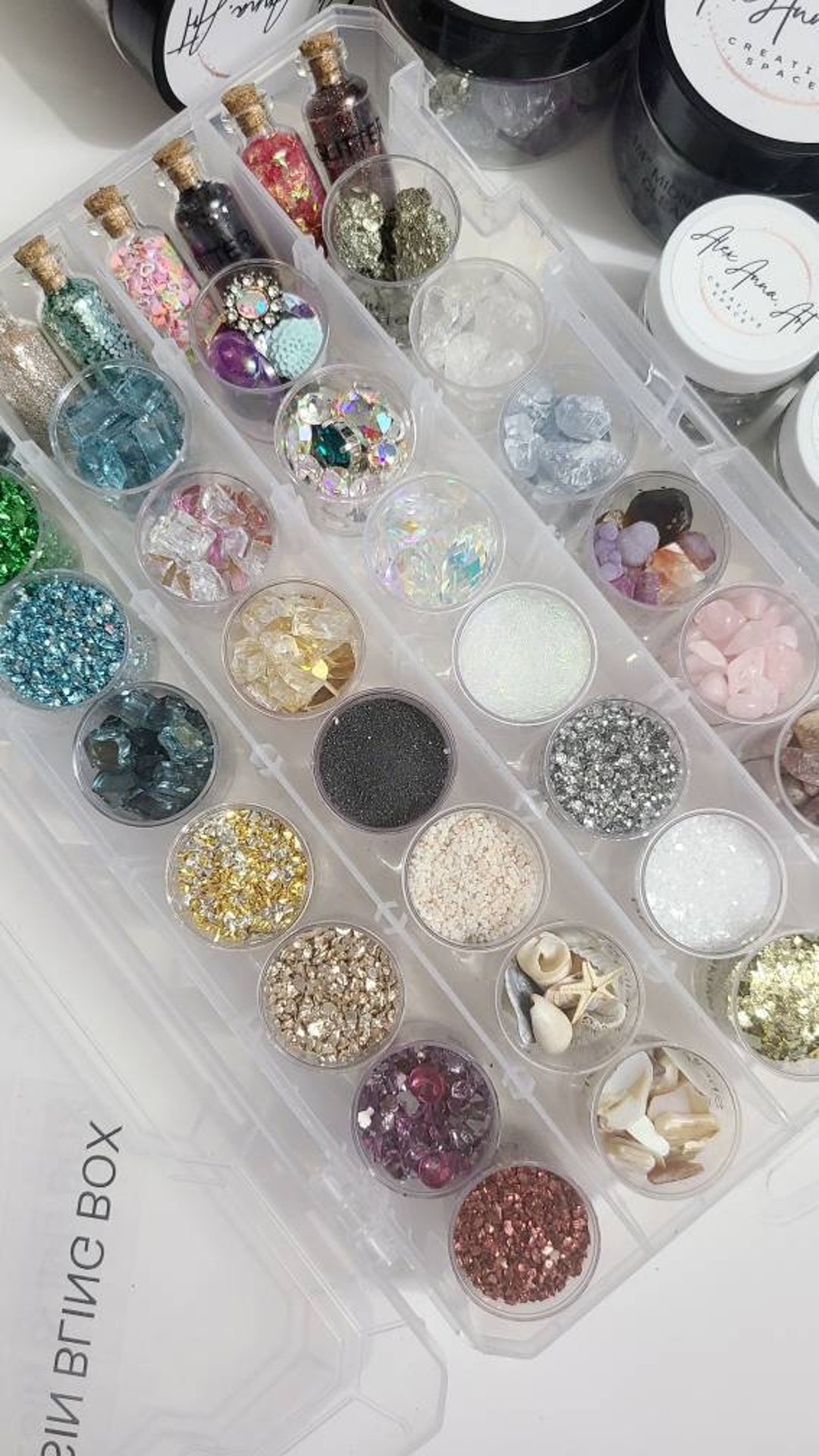 Resin Bling Box | Sizes SM MED LG | Art Supplies Kit | Resin Supplies ...
