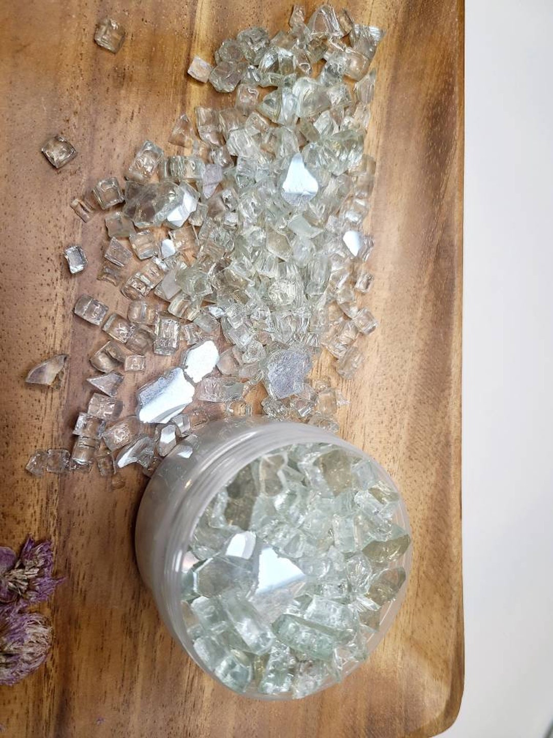 Resin Glass | Reflective Broken Glass | Geode Crystals Glass | Crystal ...