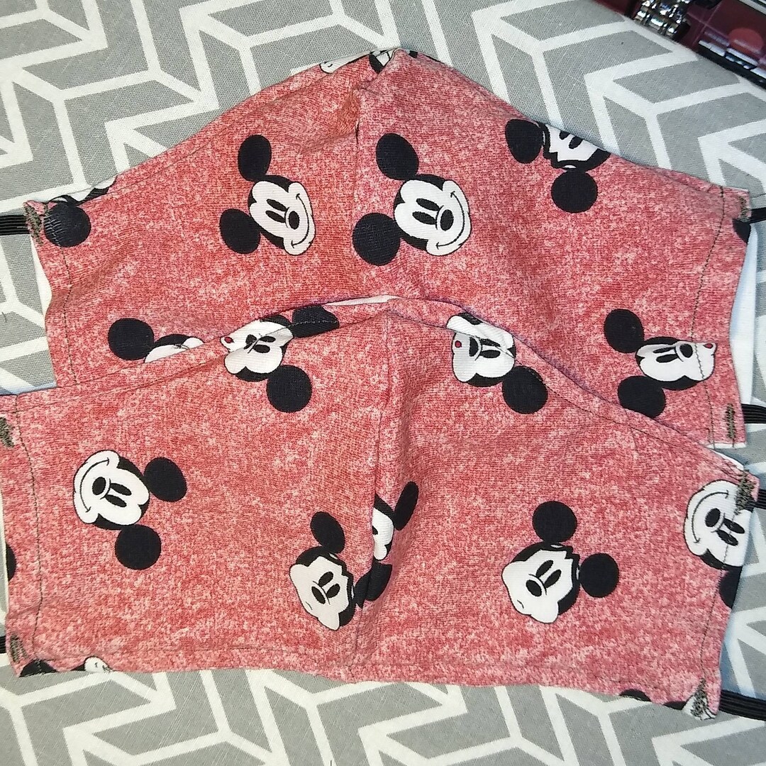 Mickey Mouse Face Mask - Etsy