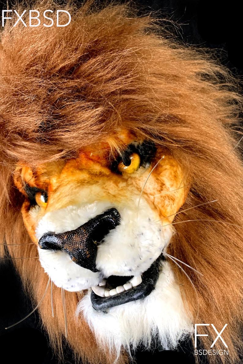 Masquerade Mask Lion. Lion Mask. Costume for the Show - Etsy