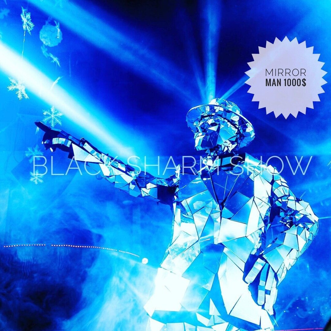 Mirrored Men's "classic" Suit Made of Mirror Plastic for Men Style ...