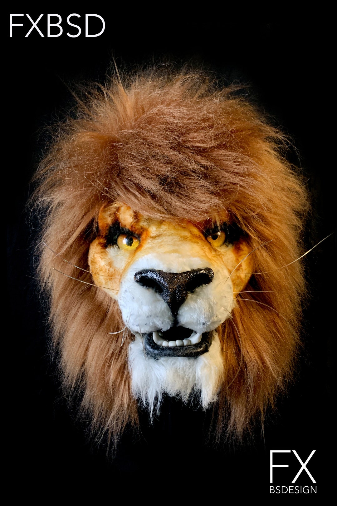 A Lion. Lion Mask. Costume for the Show - Etsy
