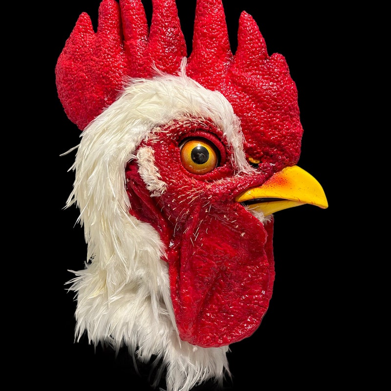 Rooster Mask - Etsy