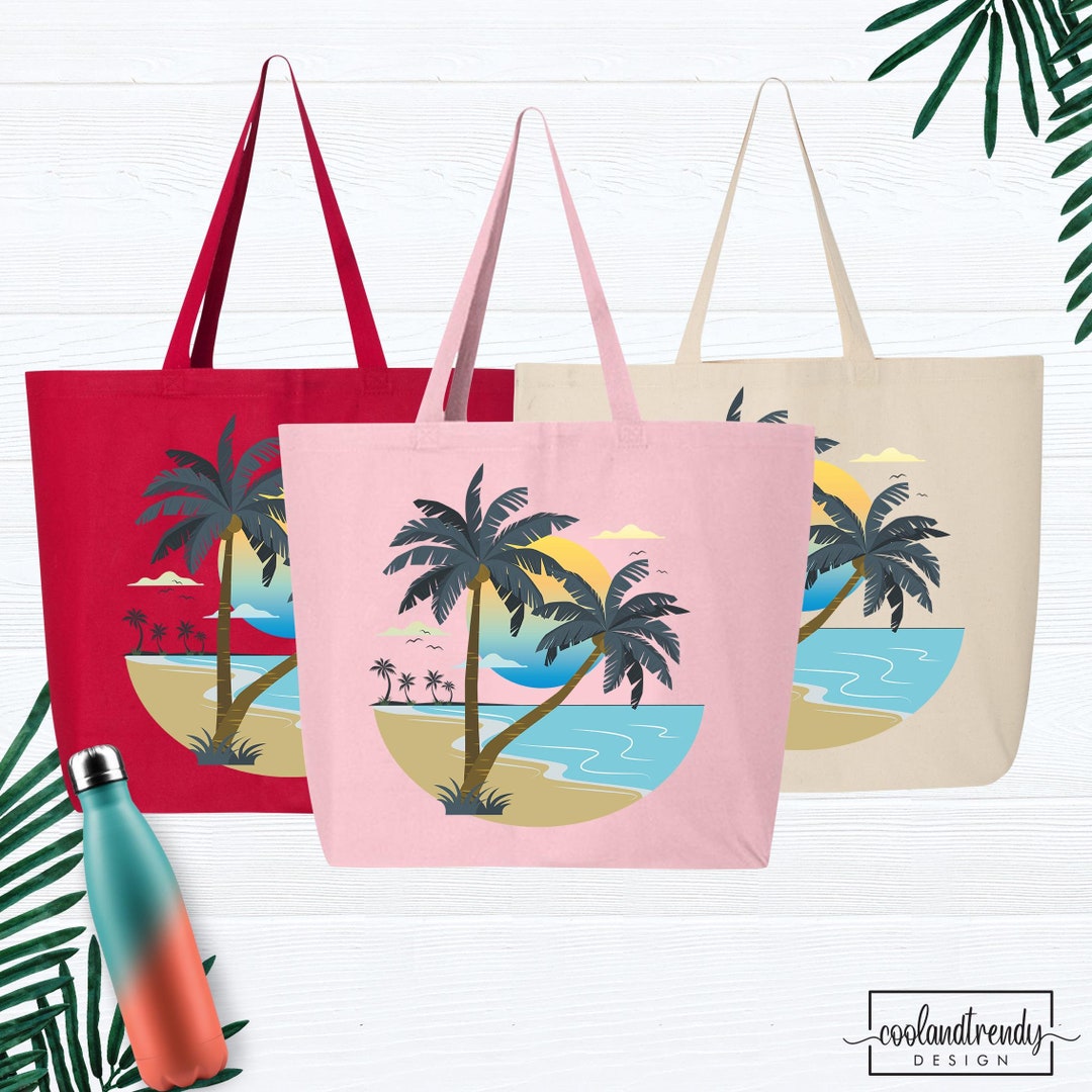 Beach Tote Bag, Girls Trip Bag, Summer Vacation Women Gift Bag, Beach ...