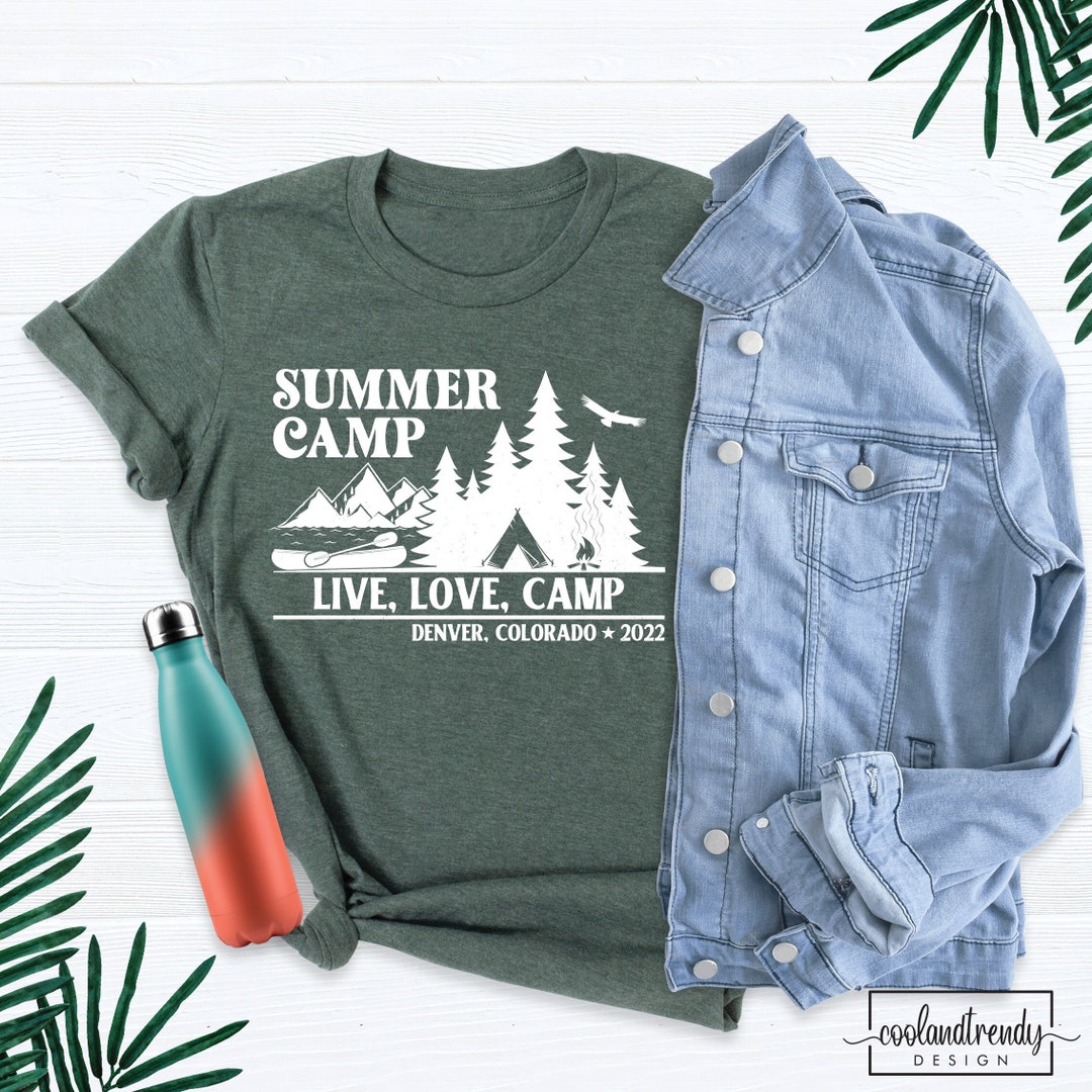 Summer Camp Shirt Custom, Family Camping Shirt, Camping Crew Shirt ...
