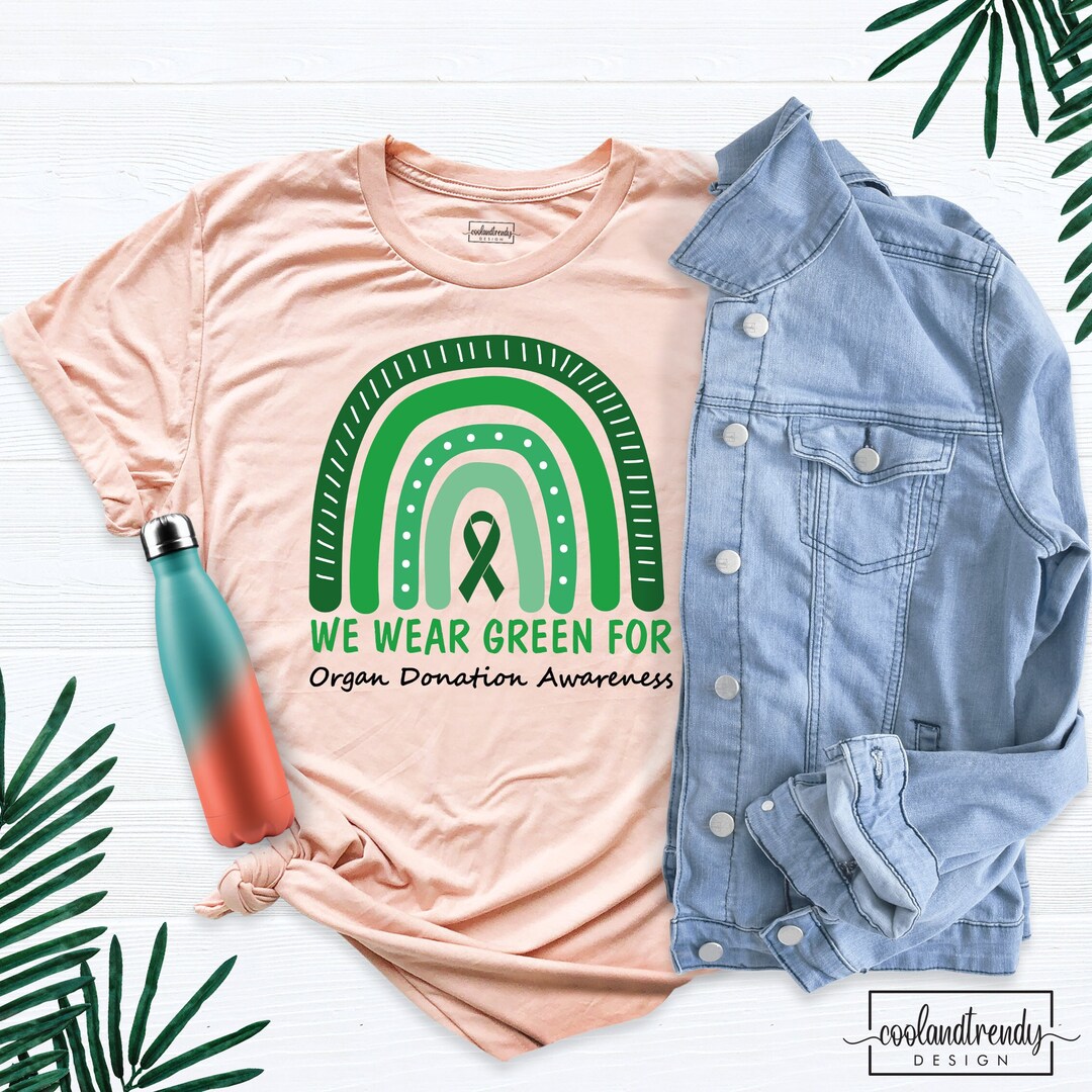 Rainbow Organ Donation Shirt, Organ Donation Awareness Shirt, Organ ...