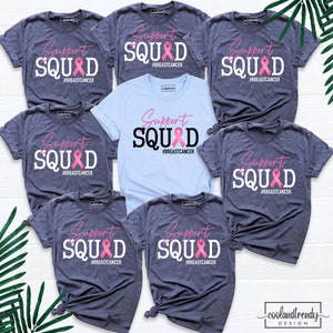 Breast Cancer Support Squad Shirt, Cancer Awareness Shirt, Support ...