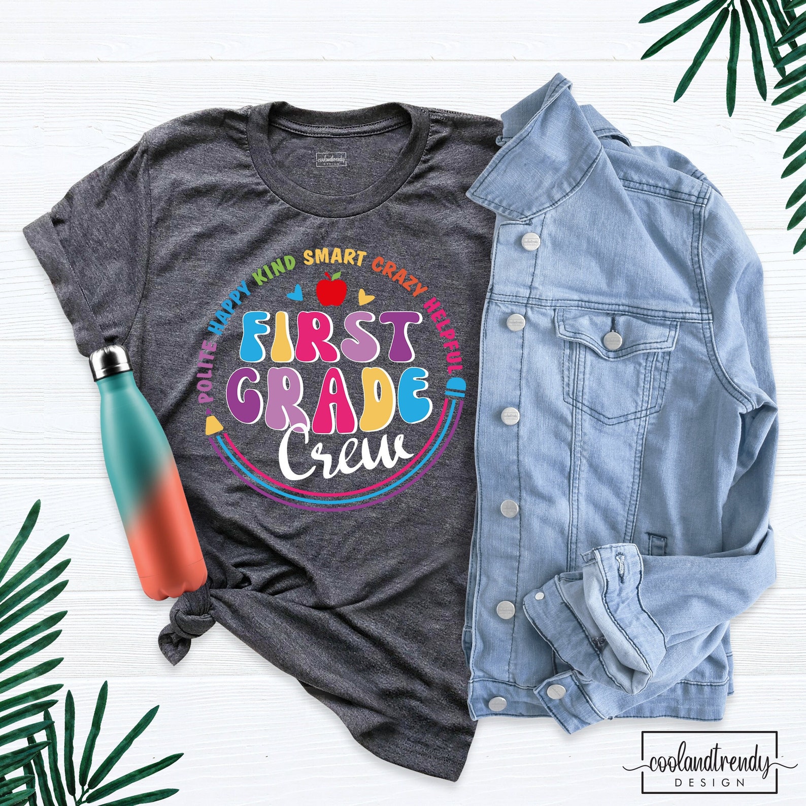 First Grade Crew Tee, Team First Grade Shirt, First Grade Shirt ...