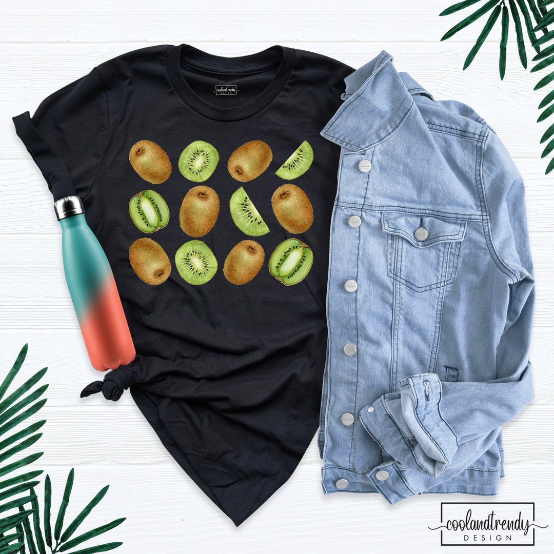 Kiwi Shirt, Kiwi Fruit Shirt, Graphic Fruit Shirt, Kiwi Lover Shirt ...