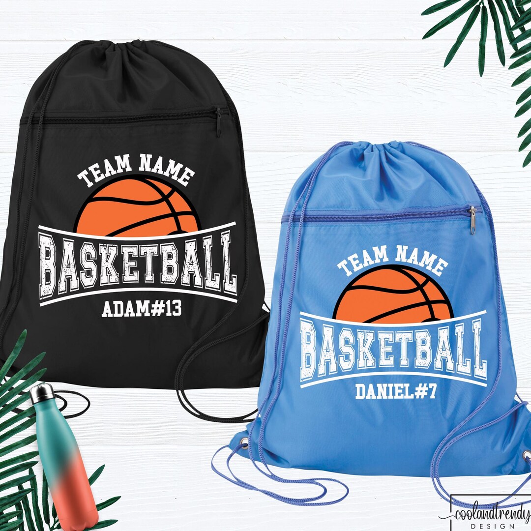 Personalized Basketball Team Sport Bag Backpack, Basketball Gym Bag ...